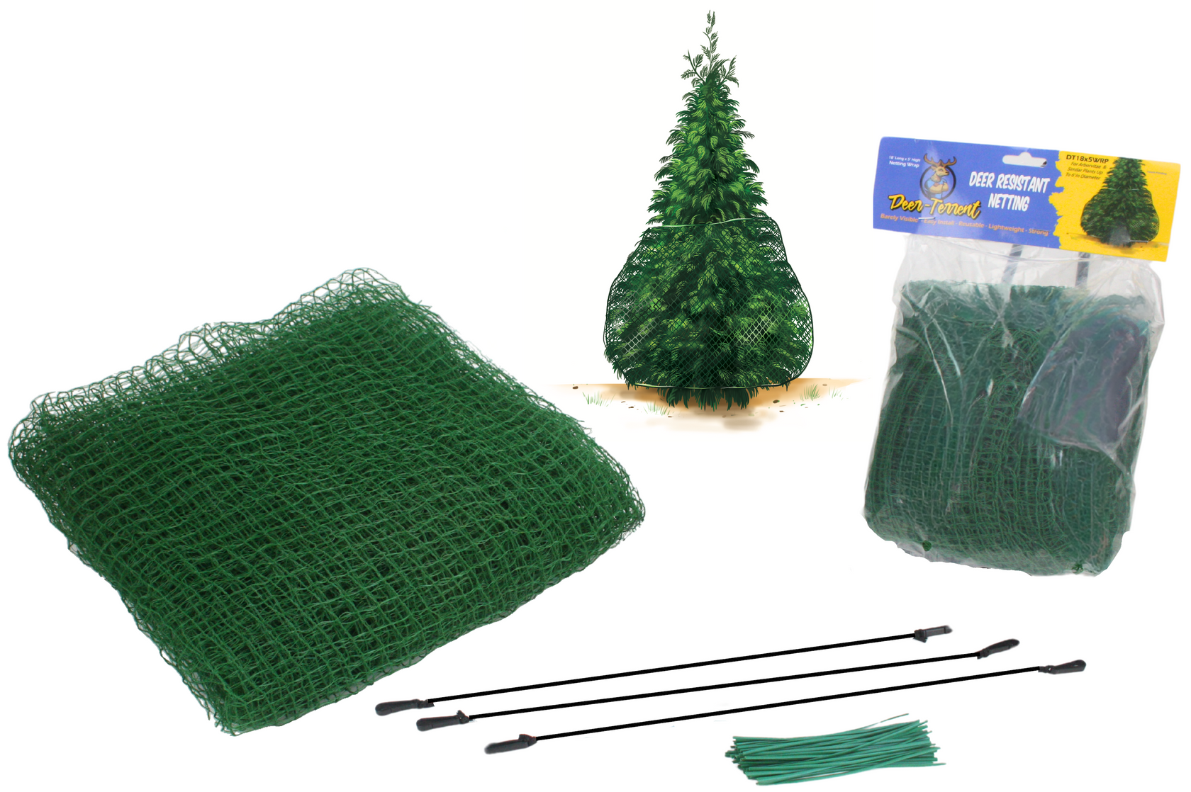 Arborvitae Netting Wrap | Protect Arborvitae Trees from Deer Damag ...