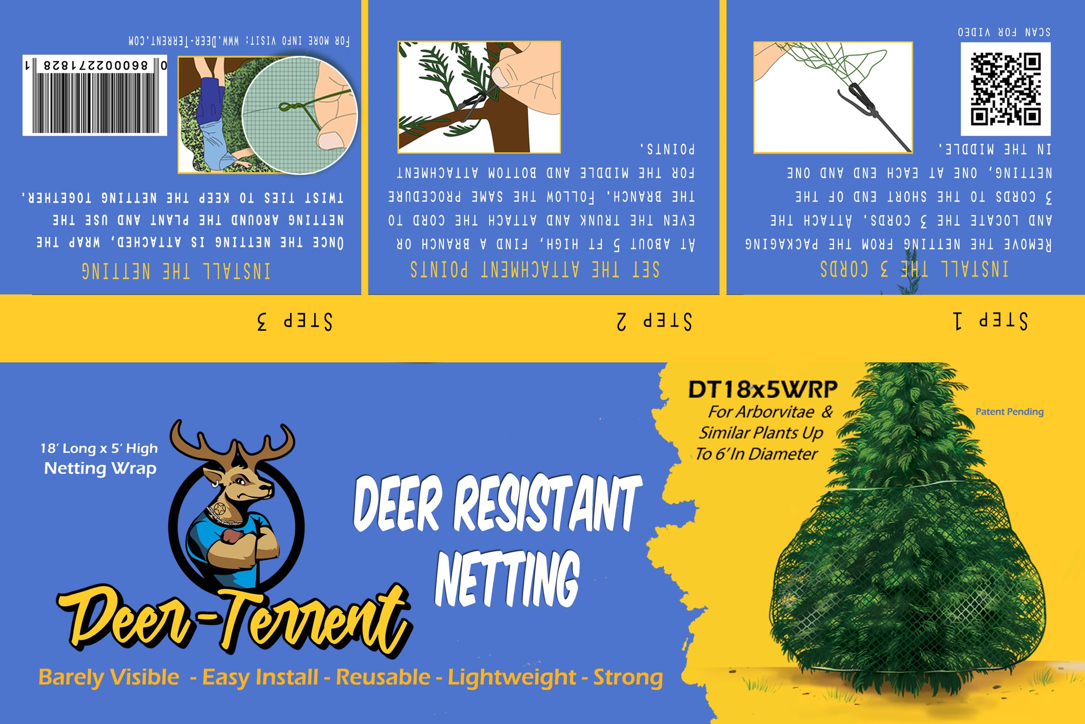 Arborvitae Netting Wrap | Protect Arborvitae Trees from Deer Damag ...